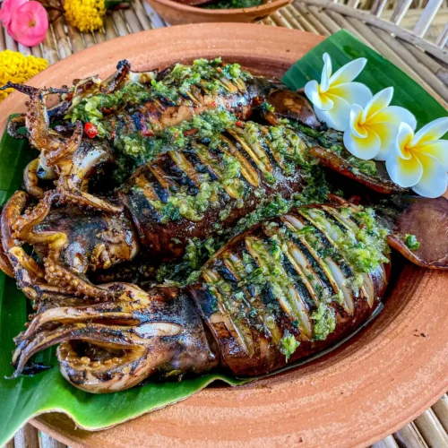 Thai Grilled Squid Recipe (Pla Muek Yang)