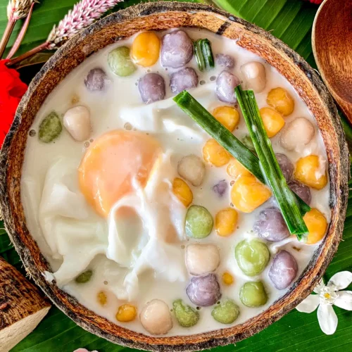 Bua Loy Dessert Recipe (Rice Balls in Coconut Milk)