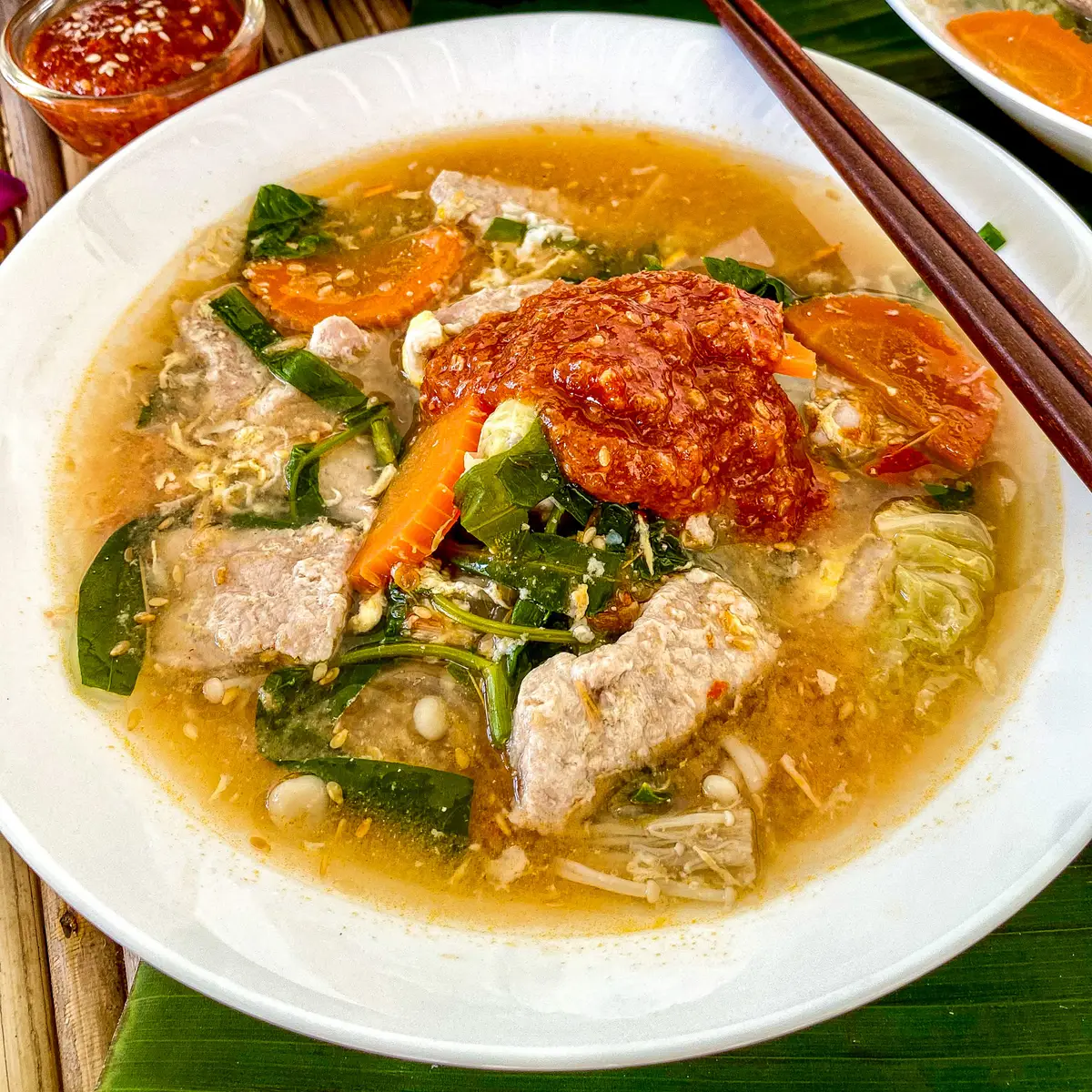 Authentic Thai Sukiyaki Soup Recipe With Sauce