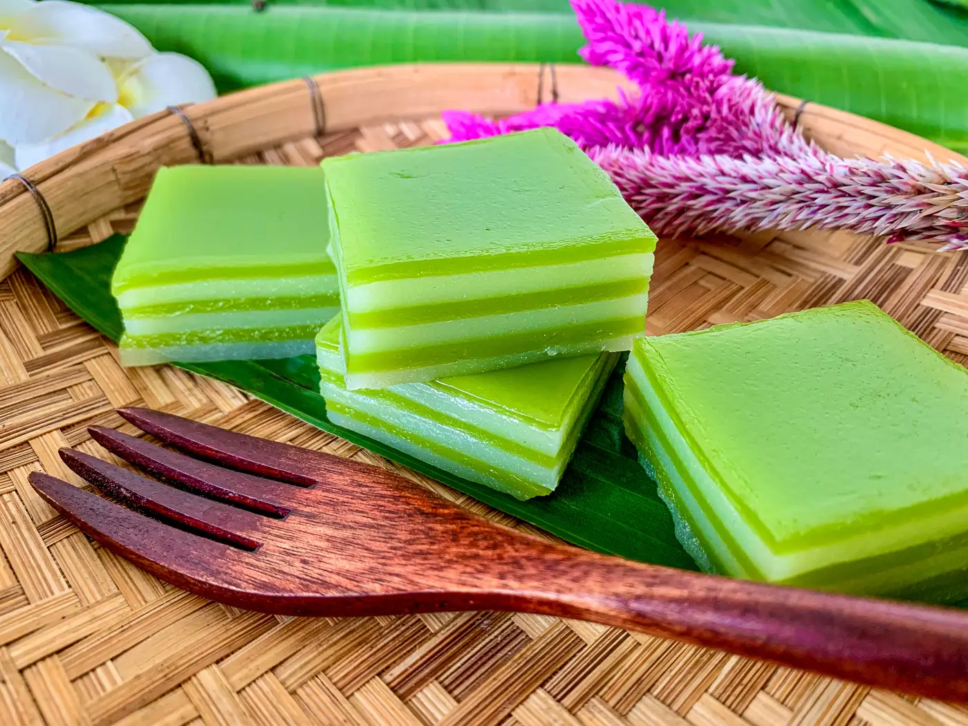 Khanom Chan Recipe (Authentic Thai Layer Cake)