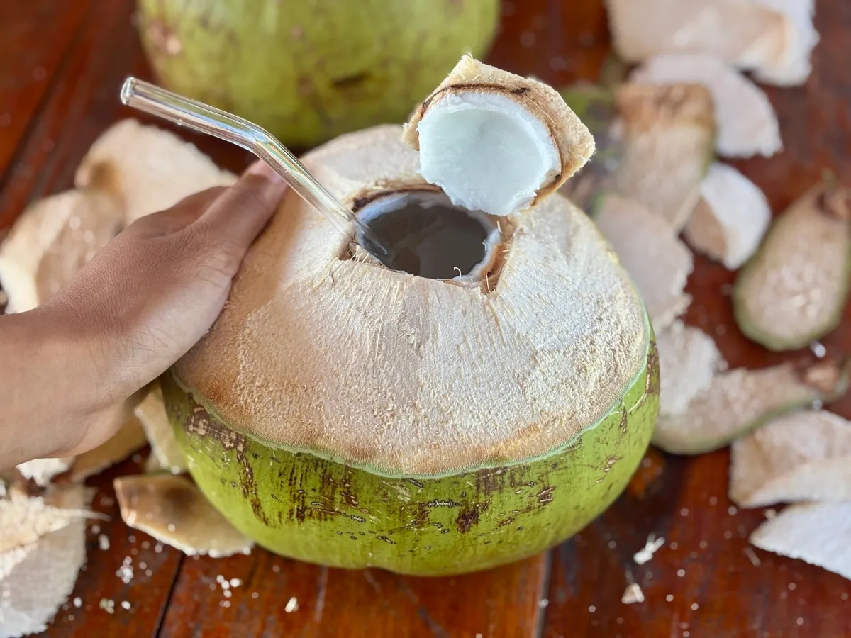 How to Open a Young Coconut (Easy Method)